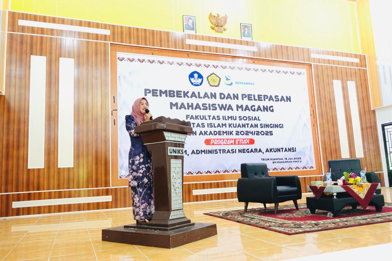 Pembekalan dan Pelepasan Magang Mahasiswa Semester 6 Fakultas Ilmu Sosial UNIKS Tahun Akademik ...